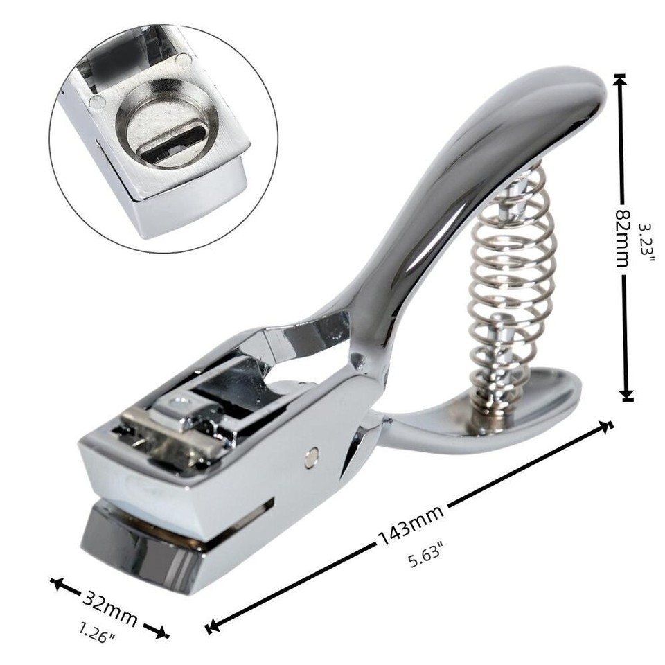 Slot Hole Punch, Single Hole with No Burrs, Perfect for Paper, Business ...