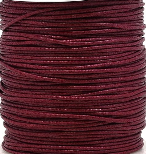 2mm Waxed Cotton Cord Jewelry Beading Macrame Knotting String Cording ...