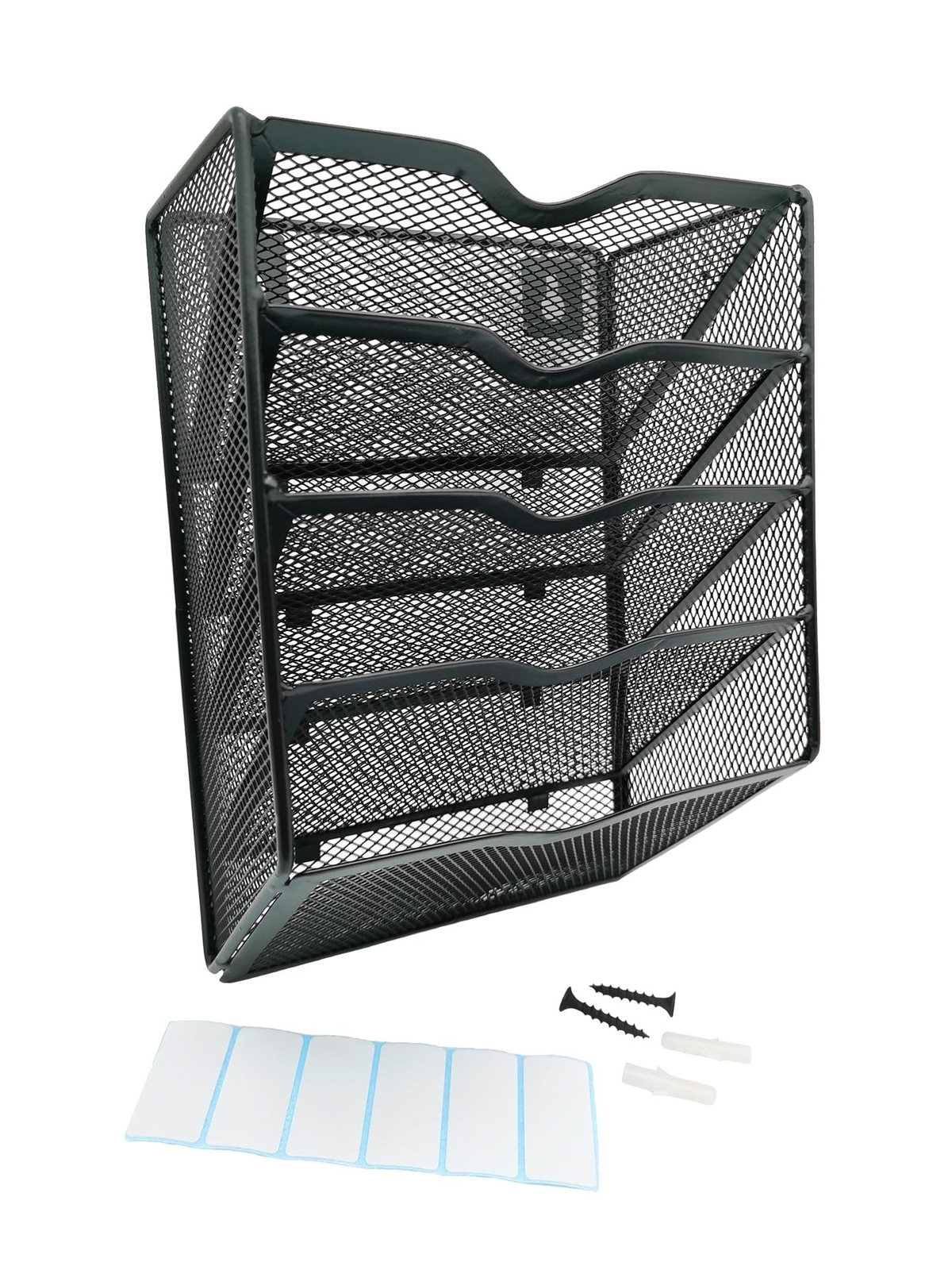 ZYRELYNX 5-Tier Wall Mount All Metal 5 Inch 6 Inch Sandpaper Organizer ...