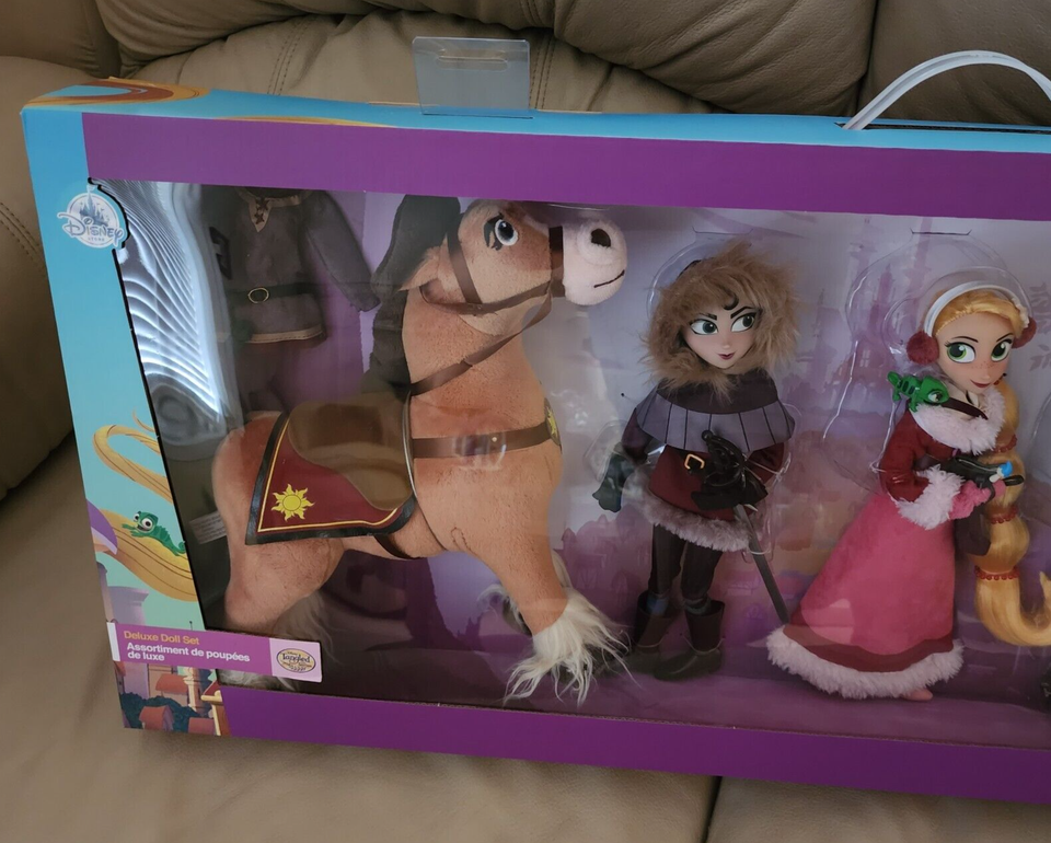 Disney Tangled The Series Deluxe Doll Set Rapunzel Flynn Rider ...