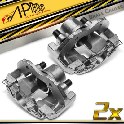 A-Premium Pair Front Disc Brake Caliper with Bracket for Ford Focus ...