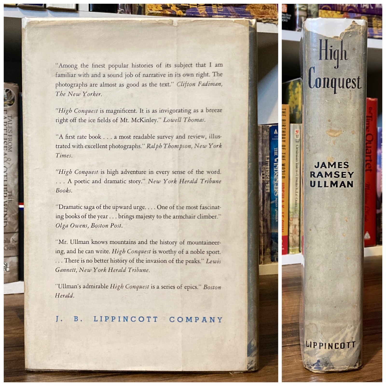 High Conquest - James Ramsey Ullman (1st edition 2nd print) J.B ...