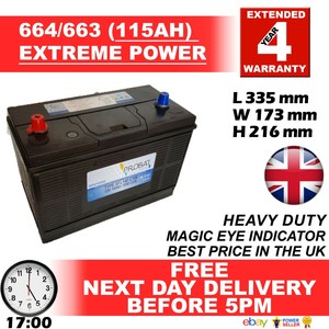 LAND ROVER DISCOVERY 2.5 TD5 Diesel MK II 1998-2004 - C31-1000 Battery ...