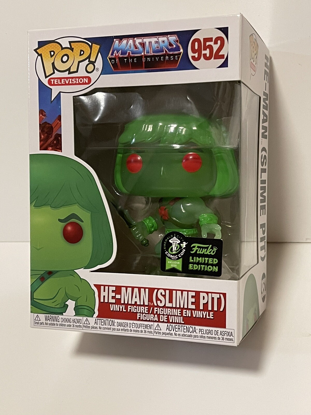 Funko Pop! TV: Masters of the Universe: He-Man (Slime Pit) #952 2020 ...