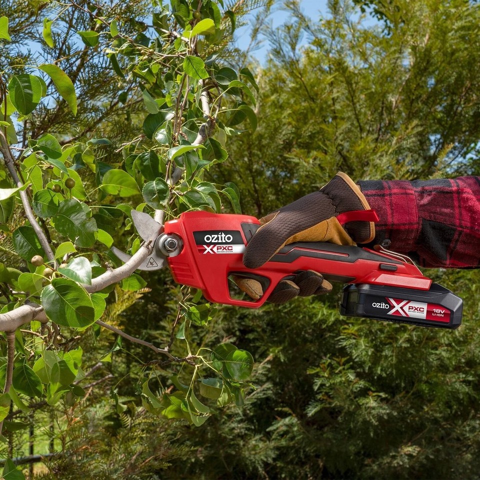 Ozito PXC 18V Cordless Pruning Secateurs 2.5Ah Kit PPK-2518 | eBay ...