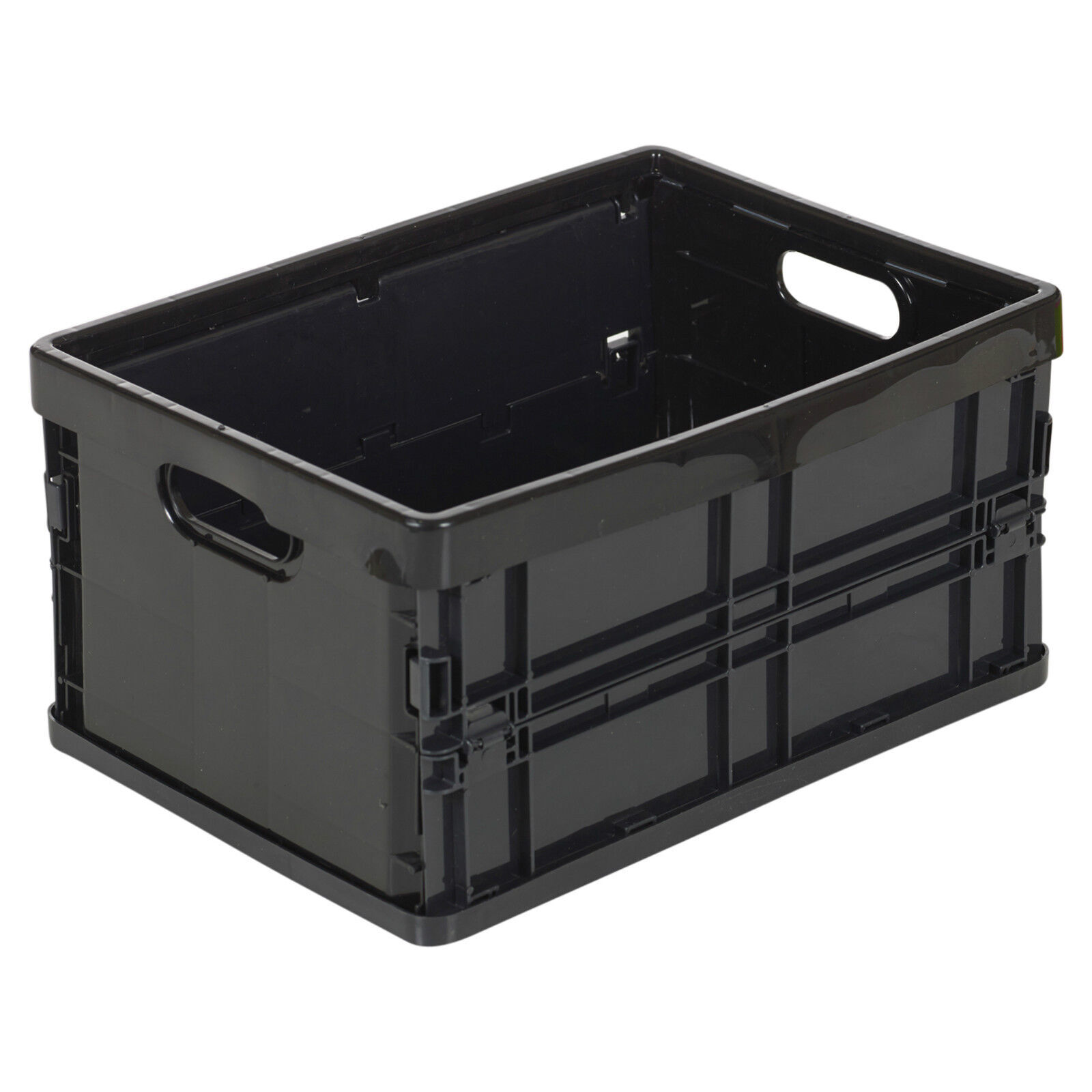 Small Plastic Storage Collapsible Boxes Organiser Sorter Stackable Bits ...