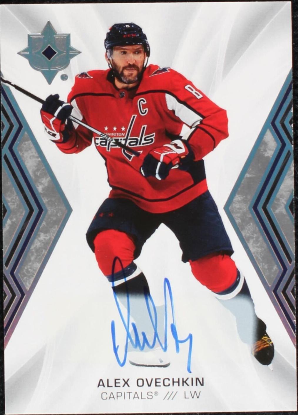 2021-22 Upper Deck Ultimate Collection - Alex Ovechkin #8 Autographs ...