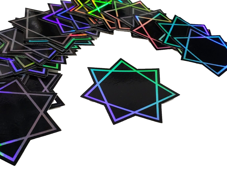 TOOL band Heptagram - 7 point star Holographic Sticker Fear Inoculum ...