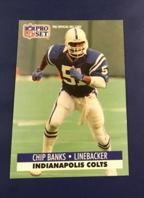 1991 Pro Set # 523 CHIP BANKS Indianapolis Colts Cleveland Browns | eBay