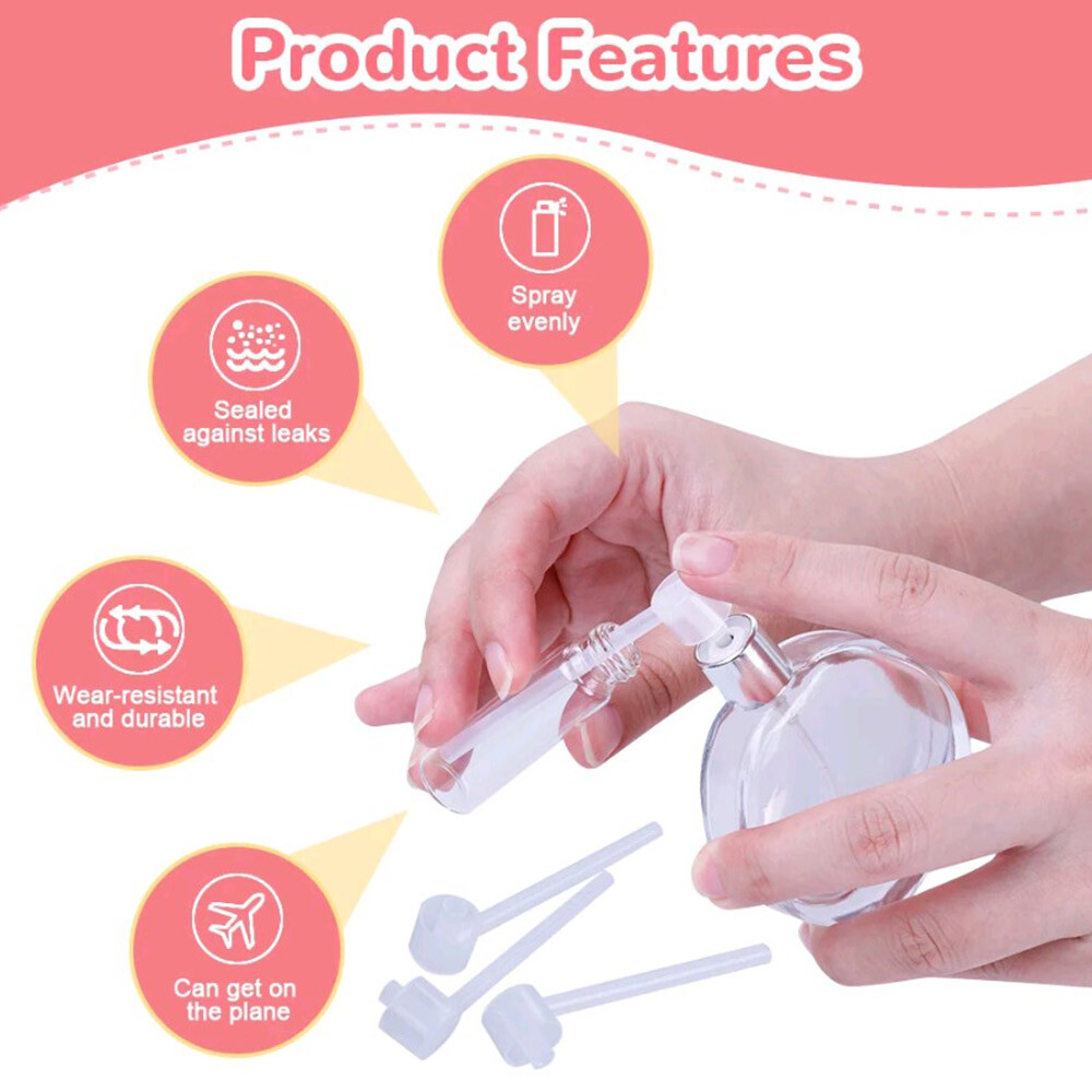 10Pcs Perfume Bottle Decant Nozzle Caps Atomizer Spray Refill Tools ...