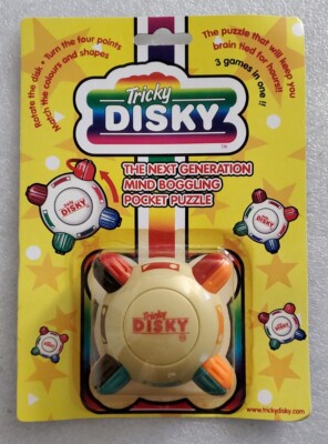 Vintage Tricky Disky Ufo Raro Twisty Puzzle | eBay