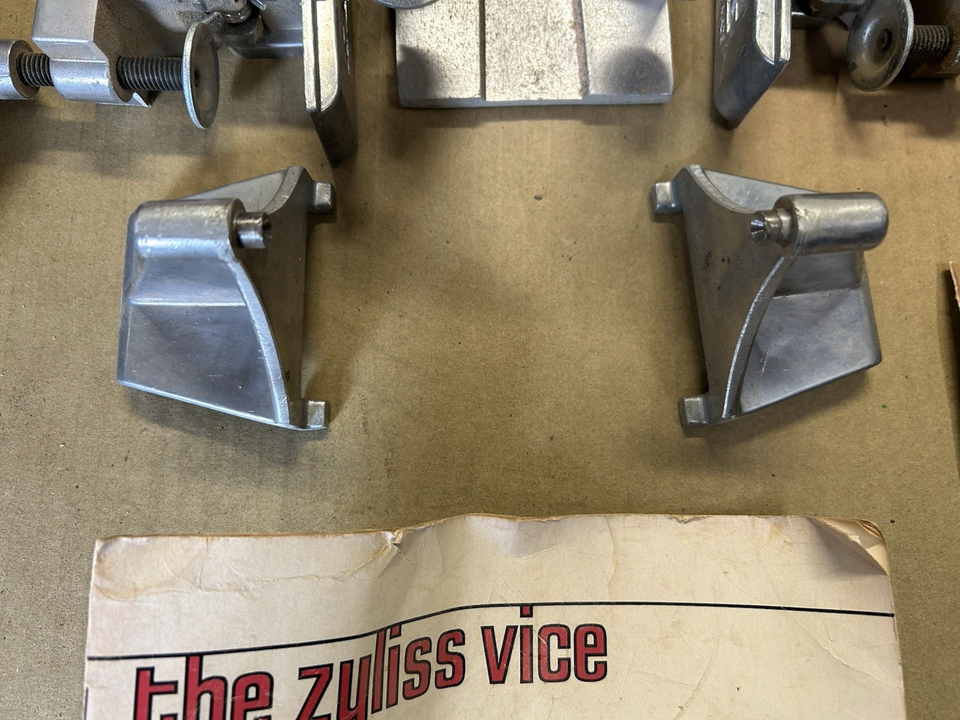 Vintage Zyliss Profi Vise System Aluminum Bench Vise Clamps Original ...