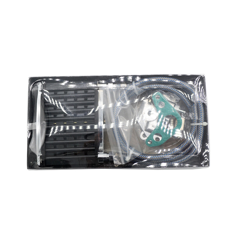 Black Oil Cooler Cooling Radiator For 50cc 70cc 90 110cc 125cc Dirt Pit ...