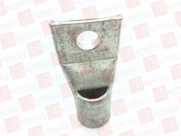 BURNDY YA30L24 Compression Cable Lug 300 KCMIL Copper 3/8" Stud 1-Hole ...