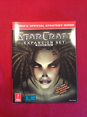 StarCraft Expansion Set Brood War Prima’s Official Strategy Game Guide ...