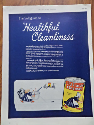 1925 Old Dutch Cleanser Ad Healthful Cleanliness | eBay
