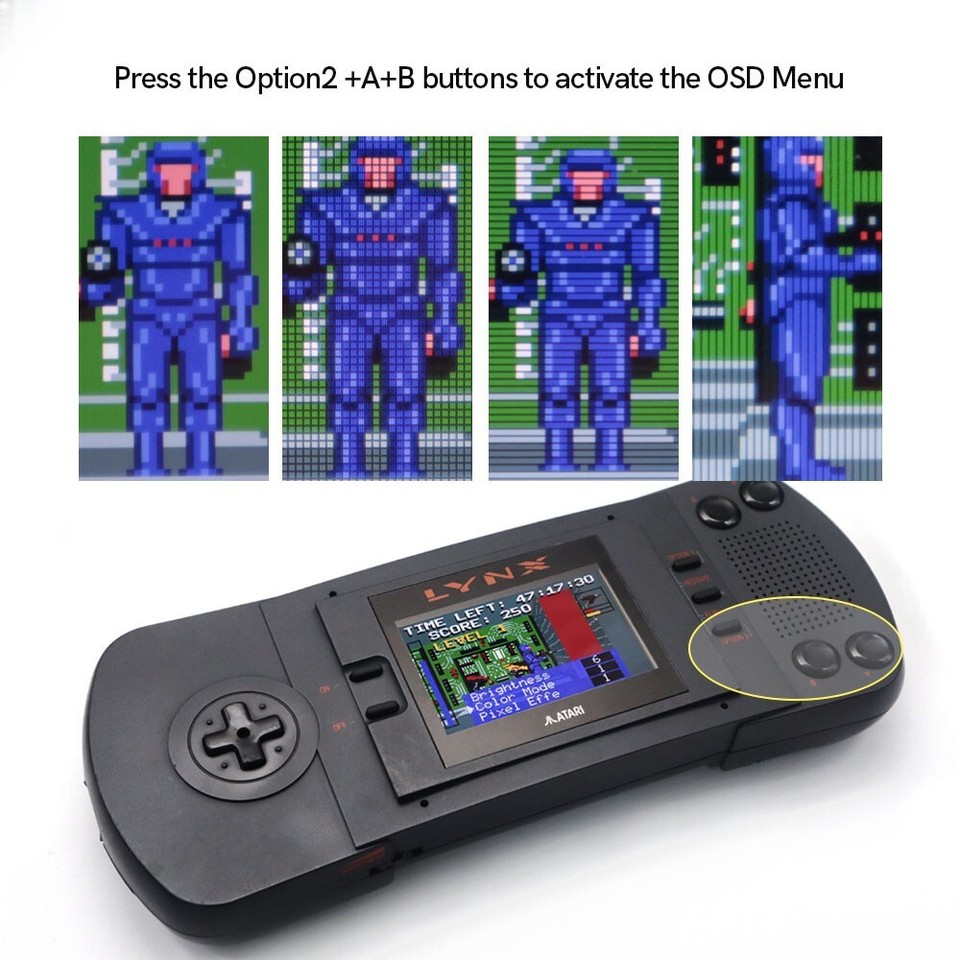 3.5'' 640x480 Retro Pixel IPS LCD Screen HDMI-Compatible Kit For ATARI ...