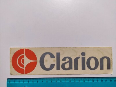 Autocollant Clarion Sticker 80S Original | eBay