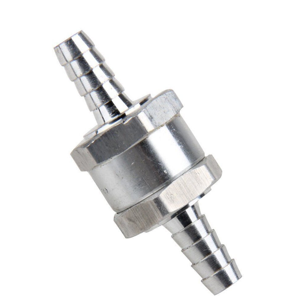 8MM 5/16" Aluminium Fuel Line Non Return One Way Check Valve For Petrol ...
