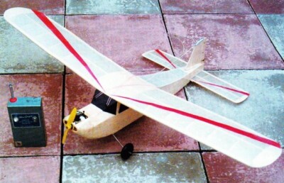 'Half-Tone' by Dave Platt - Vintage RC Model Plane - Laser Cut Balsa ...