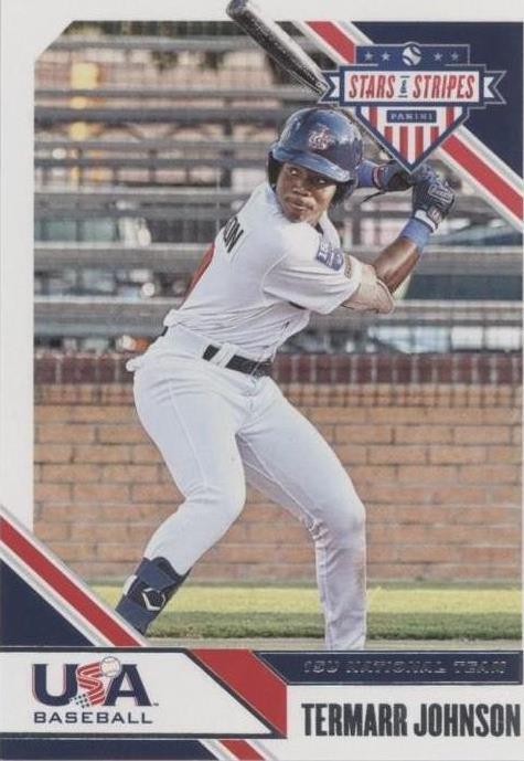 2020 Panini USA Baseball Stars & Stripes - Termarr Johnson #56 (RC) for ...