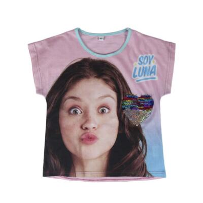 Disney Soja Luna T-Shirt Avec Sequin Coeur ( pour Âge 6) | eBay