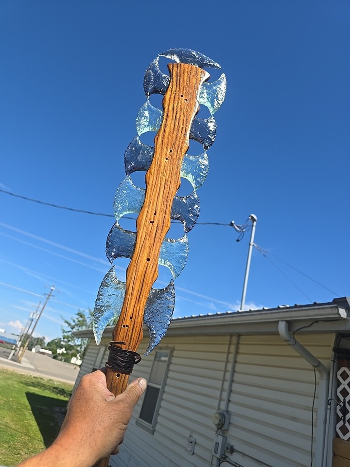Very Cool Huge Custom Handmade Aztec Battle Sword. This Thing Is Badass ...