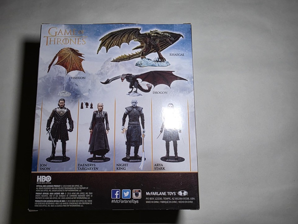 RHAEGAL 2019 Game of Thrones Dragon Deluxe Action Figure McFarlane Toys ...
