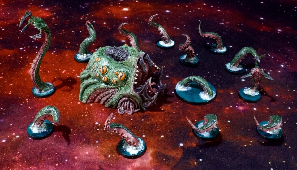 Monolith Conan Board Game Kickstarter King Pledge. 305 fully painted ...