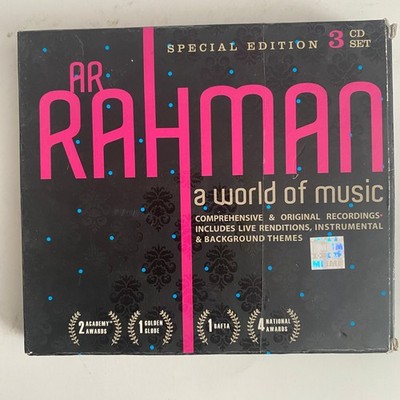 AR Rahman – A World of Music 3 CD Set 2009 Special Edition World Music ...