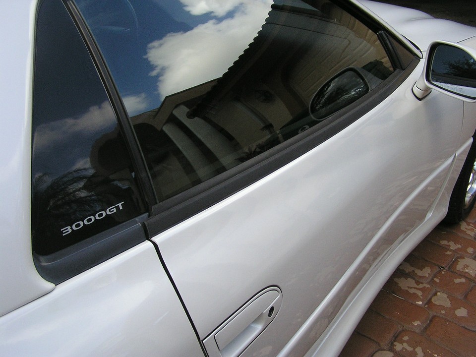 New Mitsubishi 3000GT Logo Decal Pair 4" Long Sail Panel 3KGT VR-4 Twin ...