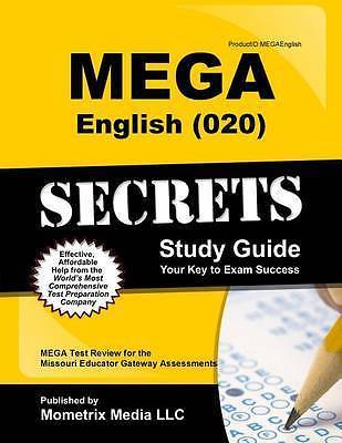 MEGA English (020) Secrets Study Guide : MEGA Test Review for the ...