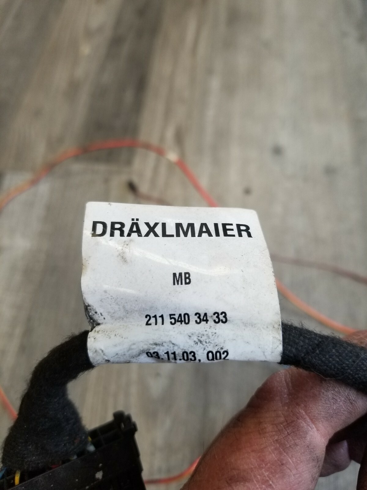 Genuine Mercedes Pos Cable 211 545 3433 | eBay