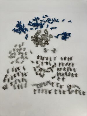Huge lot of Musket Miniatures Civil War Metal Soldiers 22mm. Infantry ...