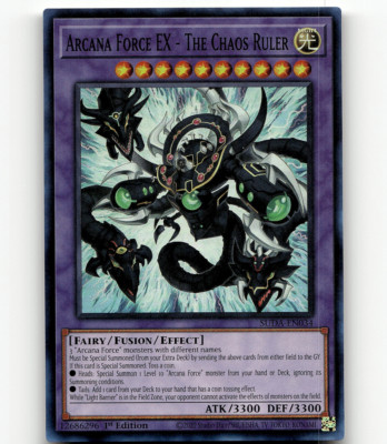 Yugioh Arcana Force EX - The Chaos Ruler - Supreme Darkness | eBay
