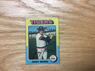 1975 Topps Baseball Jerry Moses Detroit Tigers Card #271 | eBay
