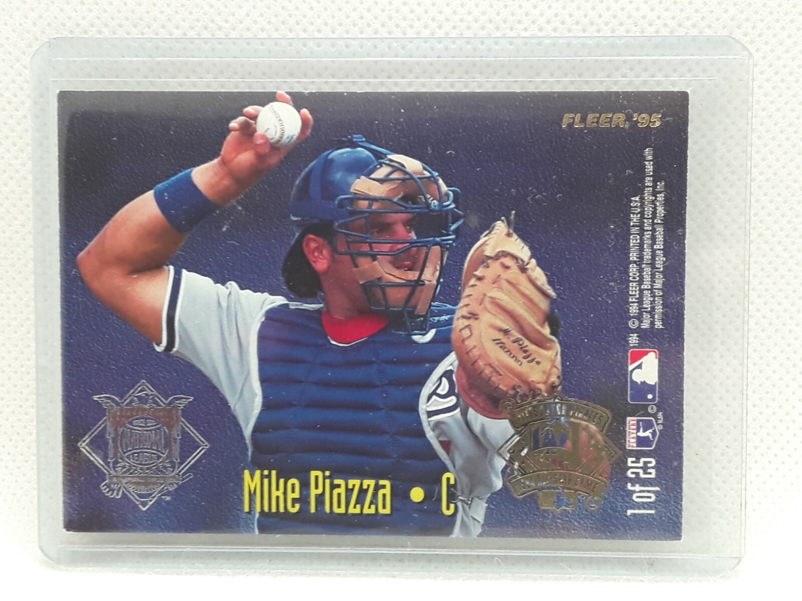 Ivan Rodriguez Mike Piazza 1995 Fleer All Star Texas Rangers Los ...