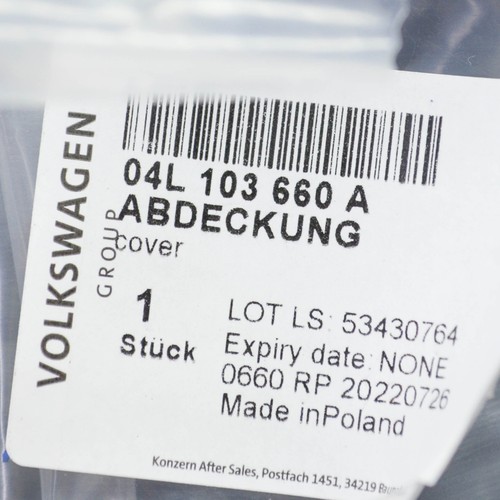 NEW AUDI A3 SPORTBACK 8V ENGINE OIL PAN COVER 04L103660A ORIGINAL | eBay