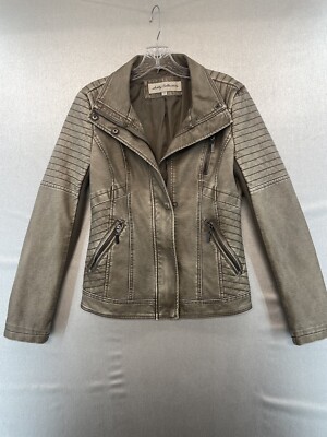 Women’s Lebby Collection Jacket Small Faux Leather | eBay
