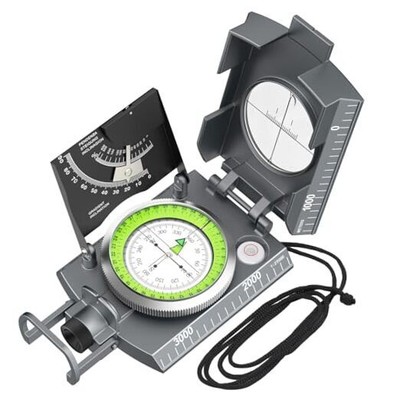 IP65 Compass Hiking Survival - Lensatic Sighting Compass for Camping ...