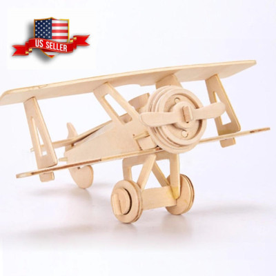 Wooden Plane Chopper Nieuport Model 3D Puzzle Woodcraft Construction ...