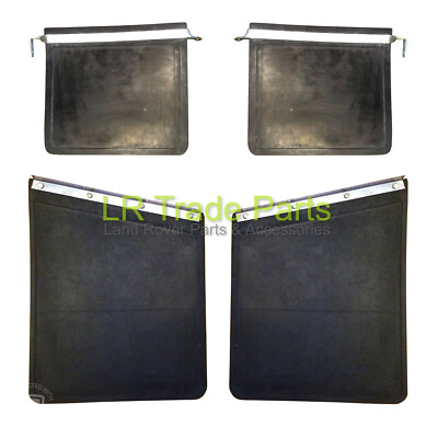 LAND ROVER SERIES 2 2A & 3 NEW FRONT & REAR MUDFLAP SET MUD FLAPS KIT ...