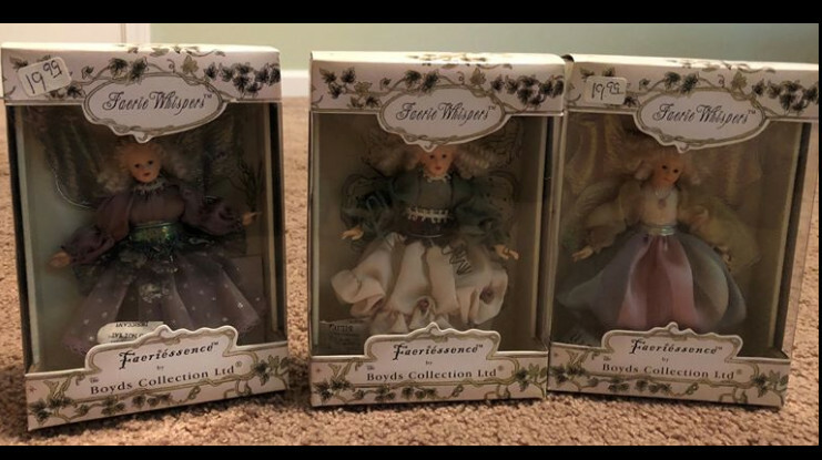 Faeriessence by Boyds Collection Ltd (3) Faerie Whispers still in boxes ...