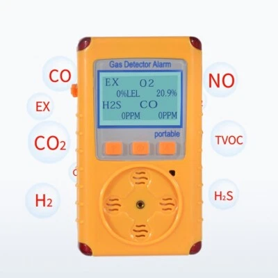 Portable EX O2 Gas Detector Alarm Analyzer Tester For