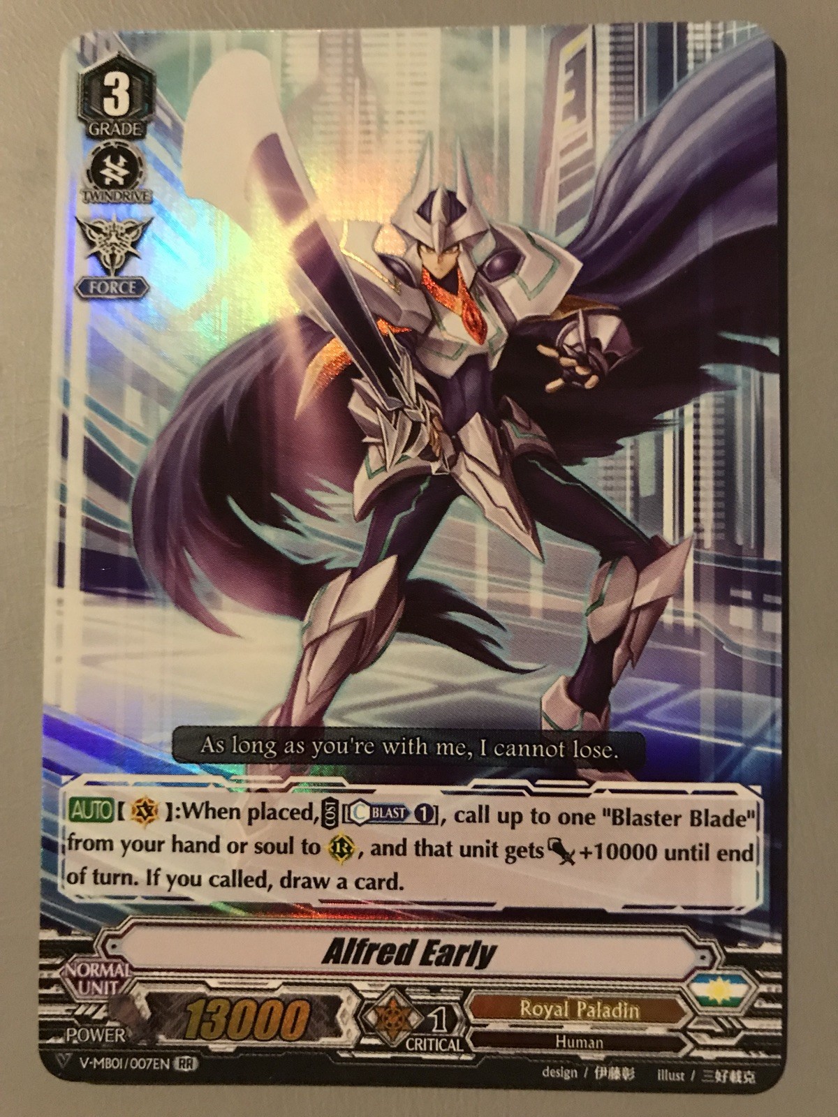 Cardfight Vanguard Royal Paladin Cards