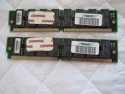 LOT OF 2 COMPAQ 172707-002 26042 RAM MEMORY | eBay