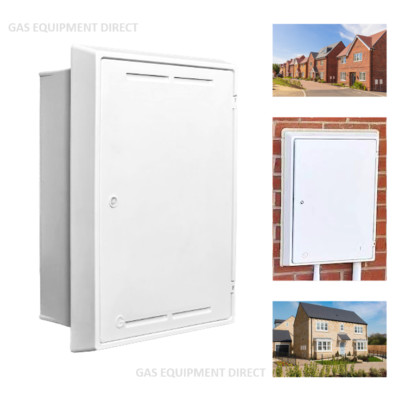 Mk2 Recessed Cavity Gas Meter Box - MITRAS 595x410x210mm UK Standard ...