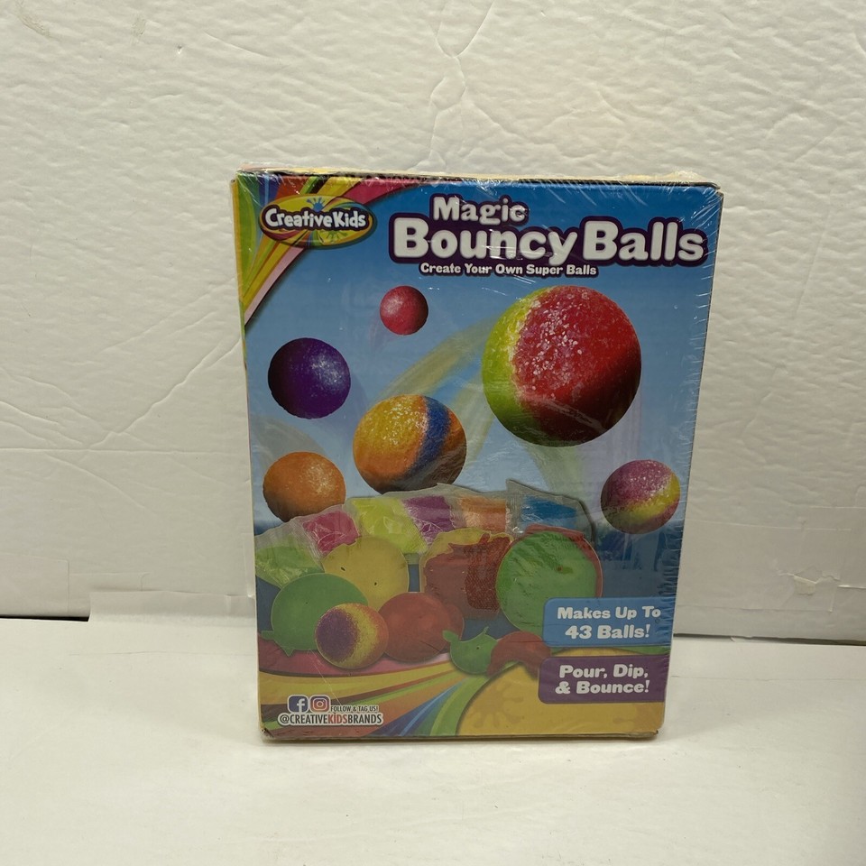 Creative Kids DIY Magic Bouncy Balls Create Your Own Power Balls Craft Kit New | eBay