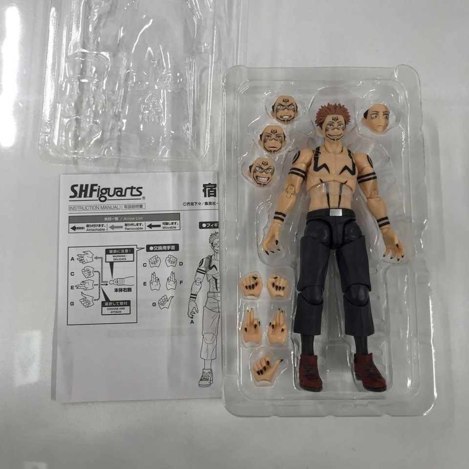 Bandai SHF Sukuna Jujutsu Kaisen S.H.Figuarts Action Figure Authentic ...