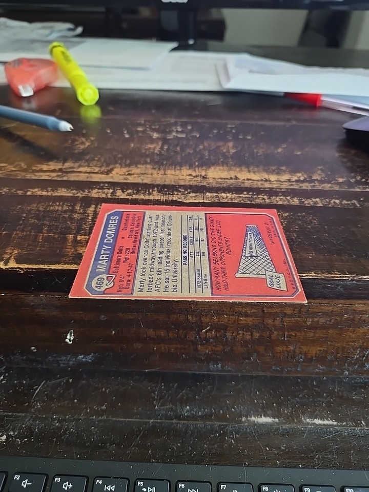 1973 Topps - Marty Domres #469 | eBay